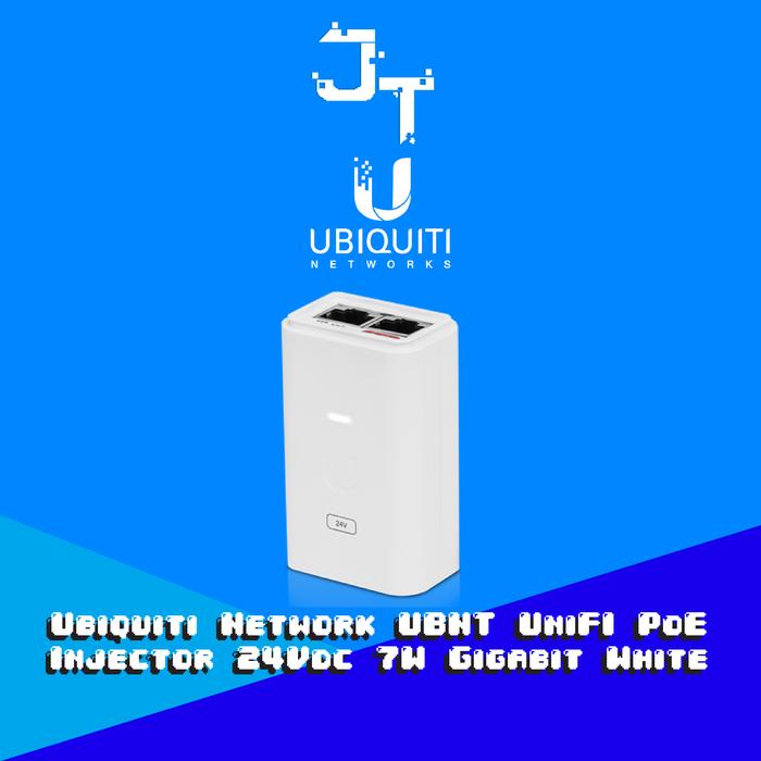 Jual Ubiquiti Network UBNT PoE Injector 24V 7W Gigabit White (POE-24V7W ...