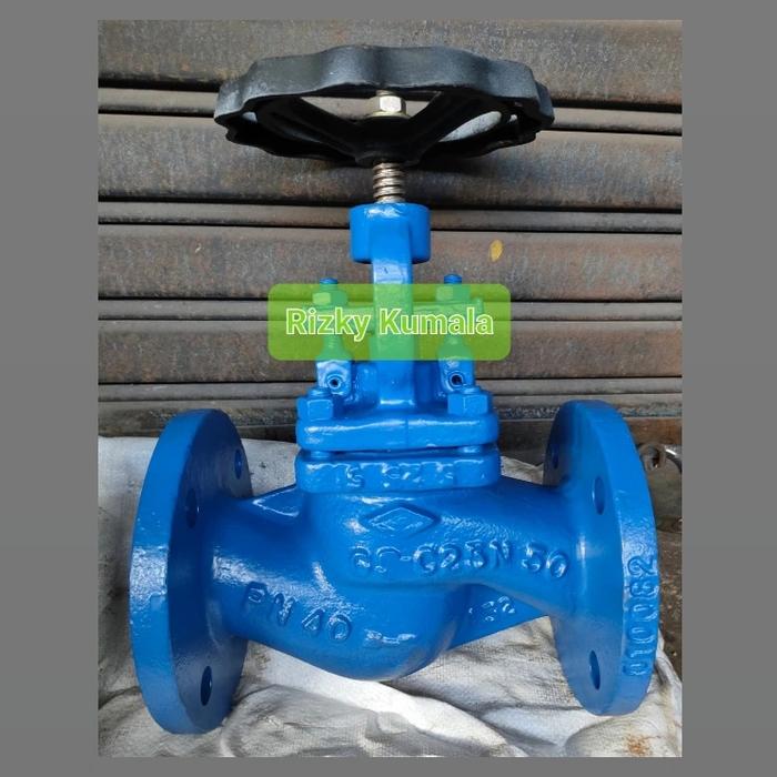 Jual Globe Valve 2" Inch DN50 PN40 Body Cast Iron - Kota Surabaya ...