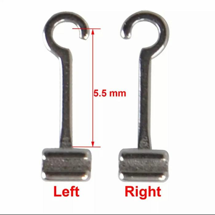 Jual Dental Crimpable Hooks Long Curved Multifunction Isi 10pc Behel ...