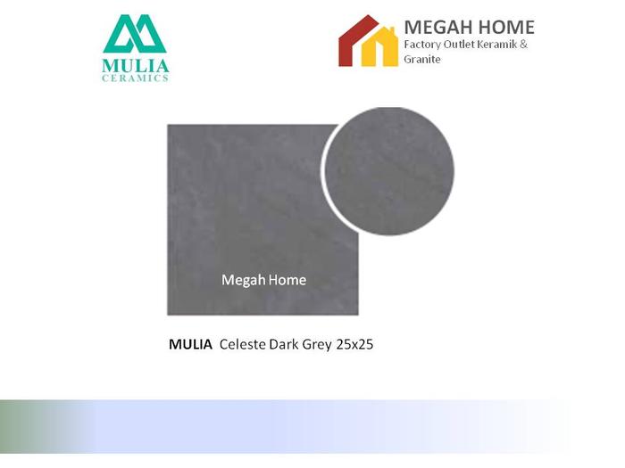 Jual Keramik Mulia Neo Celeste Dark Grey 25x25 - Kab. Tangerang - Megah ...