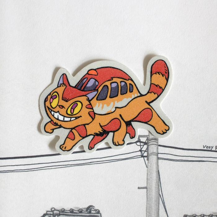 Jual SCC x Isa Indra Permana - Neko Bus (Ghibli) Vinyl Sticker - Kota ...