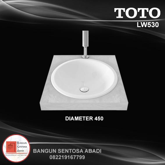 Jual WASTAFEL TOTO LW 530 J / WASTAFEL SET TOTO / WASTAFEL BODY ONLY ...