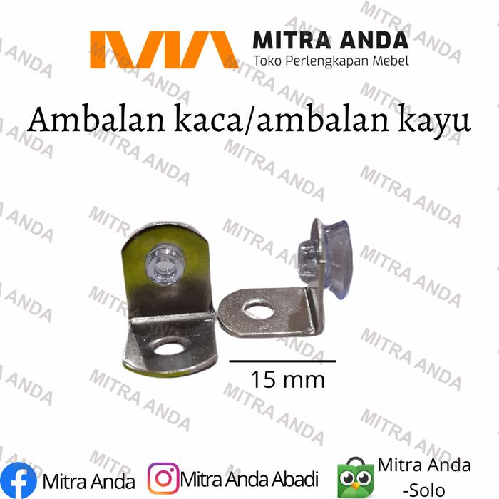 Jual Siku L Ambalan Plat AKP-15 Ambalan Kaca | 50pcs/Pack - Kab ...