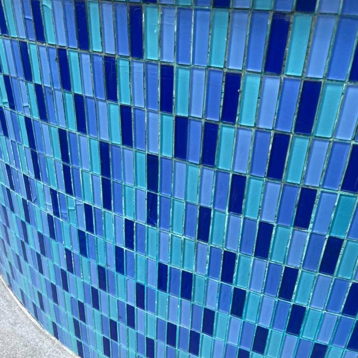 Jual Keramik Mozaik Biru Mosaic MC-17 Blue Slim 30x30 PO Bpk Steven ...