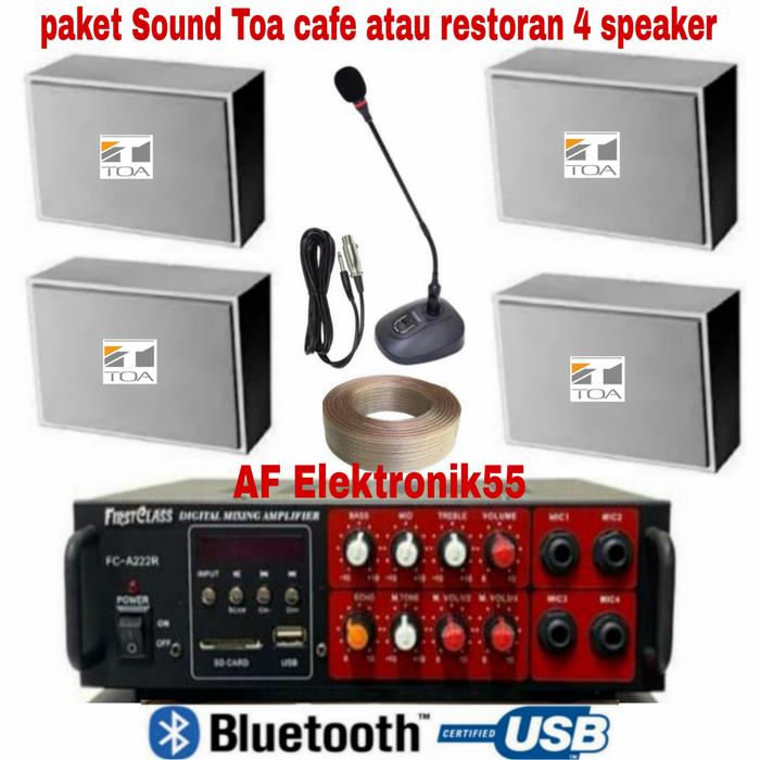 Jual paket Sound System Toa Indoor ( 4 speaker ) - Jakarta Barat - AF ...