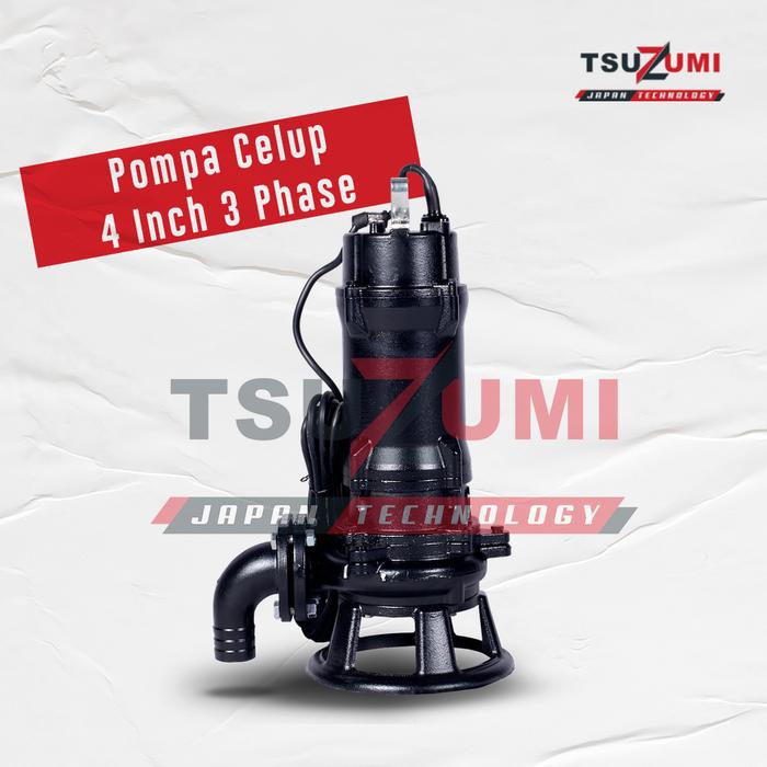 Promo Pompa Celup Submersible Cutting Pump Electric 4 inch 3 phase ...