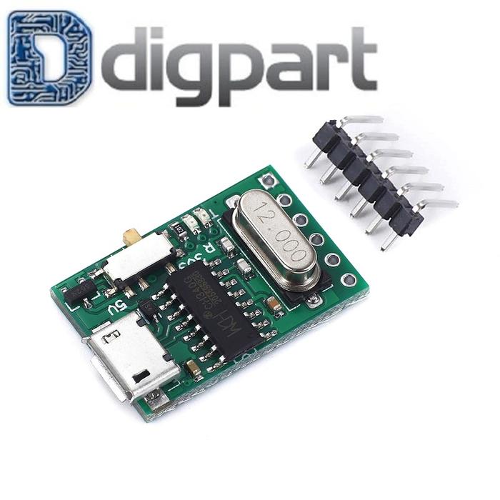 Jual USB to TTL converter Micro UART module CH340G CH340 3.3V 5V switch ...