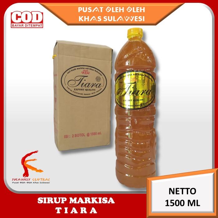 Jual Sirup Markisa Tiara khas Sulawesi 1500 ml/botol - Kota Makassar ...
