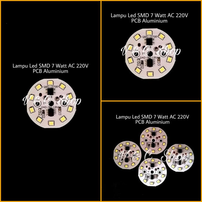 Jual Lampu Led SMD 7 Watt AC 220V + PCB Aluminium - Kab. Tangerang - V ...