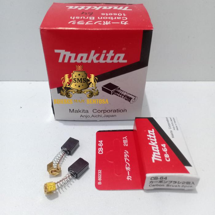 Jual CARBON BRUSH MAKITA CB 64/SPUL/ARANG MAKITA HARGA PER KOTAK ISI 10 SET - Jakarta Utara ...