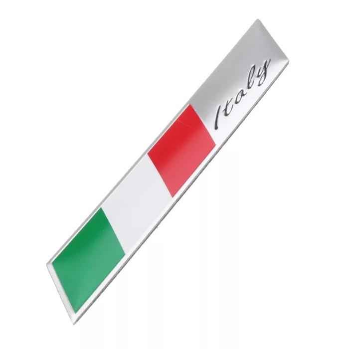Jual sticker emblem motor mobil bendera itali italia logo italy ...
