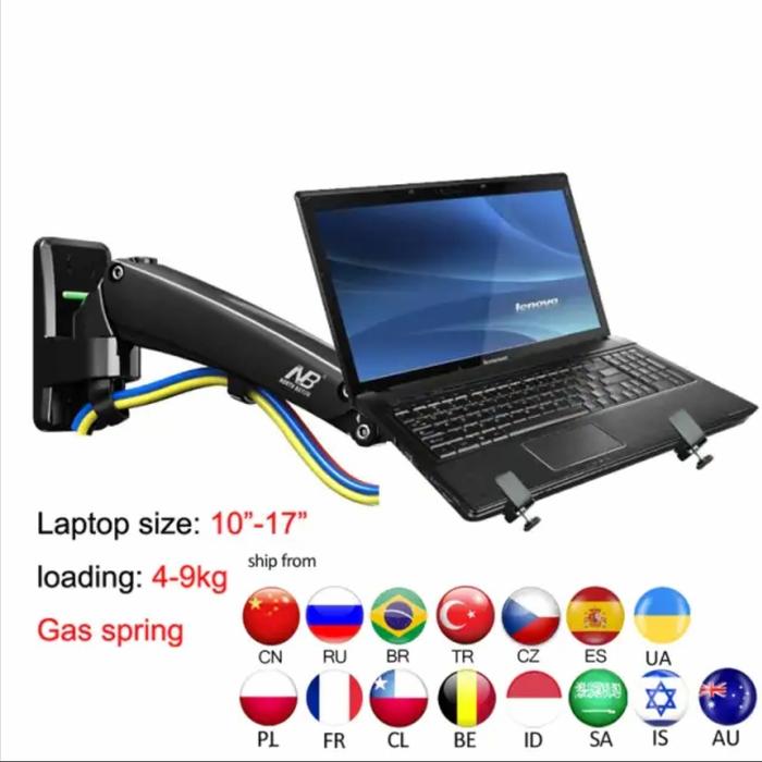 Jual Bracket stand holder laptop notebook dinding adjustable - Jakarta ...