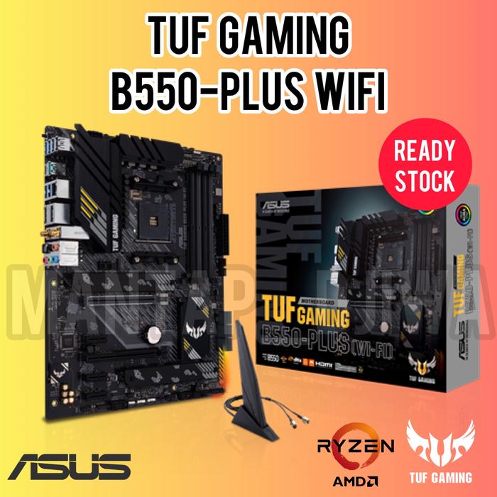 Jual ASUS TUF Motherboard B550 GAMING PLUS (WI-FI) AM4 - New Garansi ...