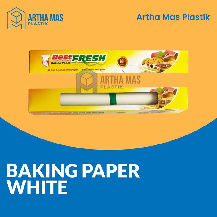 Jual Baking Paper Best Fresh Kertas Roti 30cm X 10m (white) Di Seller ...