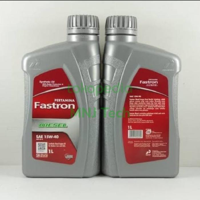 Jual Oli Fastron Diesel 15w40 1 Ltr API CI4 Pertamina - Kota Medan ...