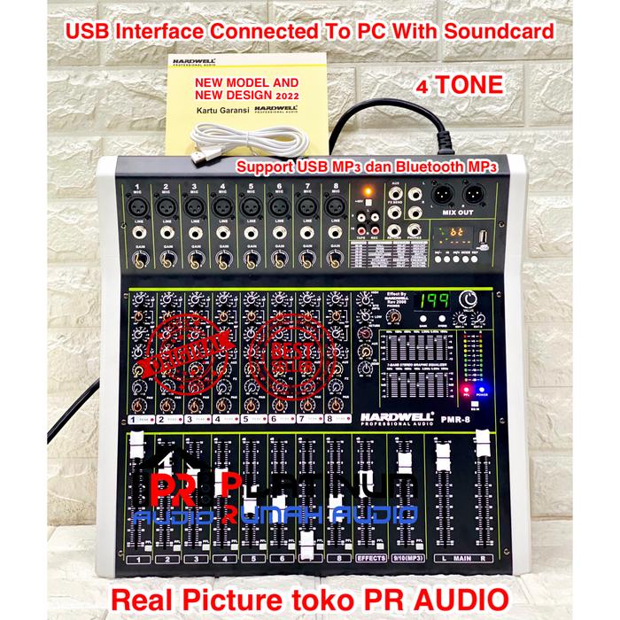 Jual Power Mixer Audio HARDWELL PMR8 PMR 8 ORIGINAL USB Bluetooth ...