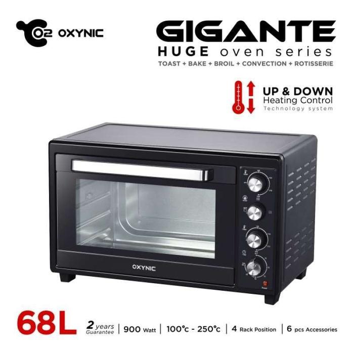 Promo Oxynic Oven Listrik Besar Gigante Huge Electric Oven 68 Liter ...
