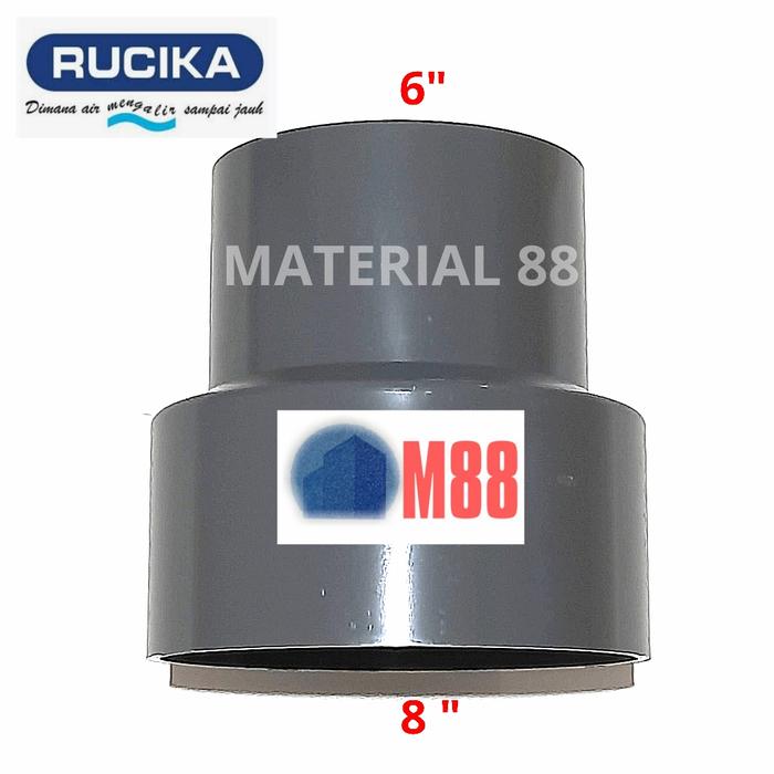 Jual Vlok Sok 8×6 inch RUCIKA D - Reducer 8x6 Flok Flock 8 x 6 × - Kab ...