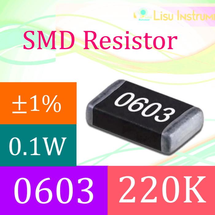 Jual SMD 220K Resistor 0603 1% SMT 220K Ohm - Kota Depok - Lisu ...