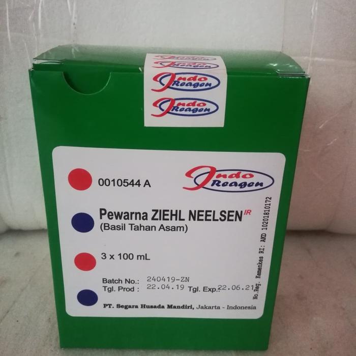 Jual Pewarnaan BTA (bakteri tahan asam) ZIEHL NEELSON 3 X 100 ml ...