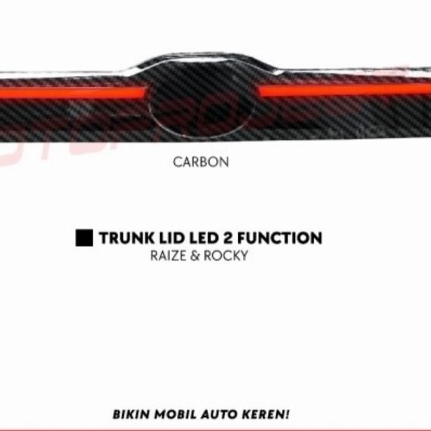 Jual TrunkLid LED Toyota Raize Rocky 2 Fungsi Rear Back Door Raize ...