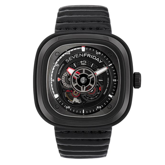 Promo SEVENFRIDAY P3C/06 Official Jam Tangan Pria Hitam Racer III P ...