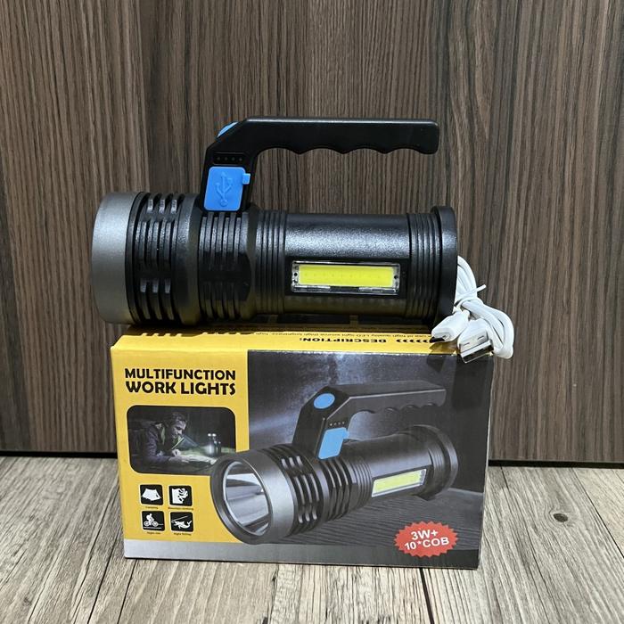 Jual Senter BELOR X5 LED Super Terang Recharger Plus cob Led Jarak Jauh ...