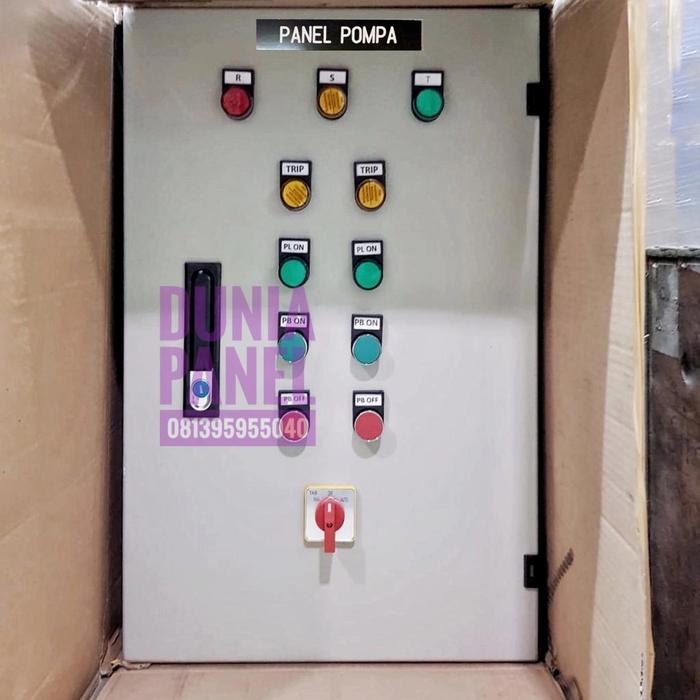 Jual PANEL POMPA BOOSTER 3 PHASE 2X10HP/7,5KW PANEL BOOSTER PUMP ...