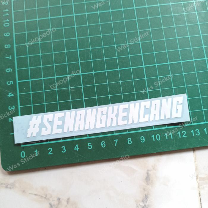 Jual sticker senang kencang cutting stiker motor aerox vespa matic ...