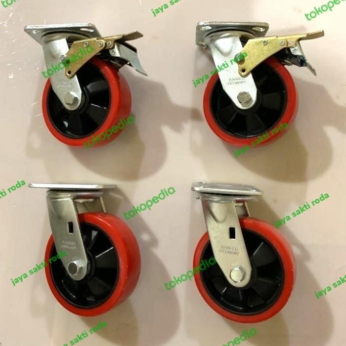 Jual Roda Troli Pu Ranger Germany 6 inch (2muter+Rem 2Muter ) - Jakarta ...