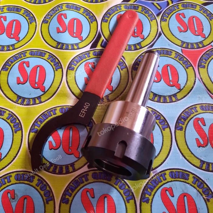 Jual Arbor Milling Chuck Collet MT3-ER40 M12 Set Kunci Arbor - Kab ...