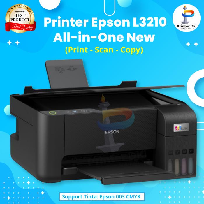 Jual Printer Epson L3210 Ink Tank A4 All-in-One Print Scan Copy Tinta ...