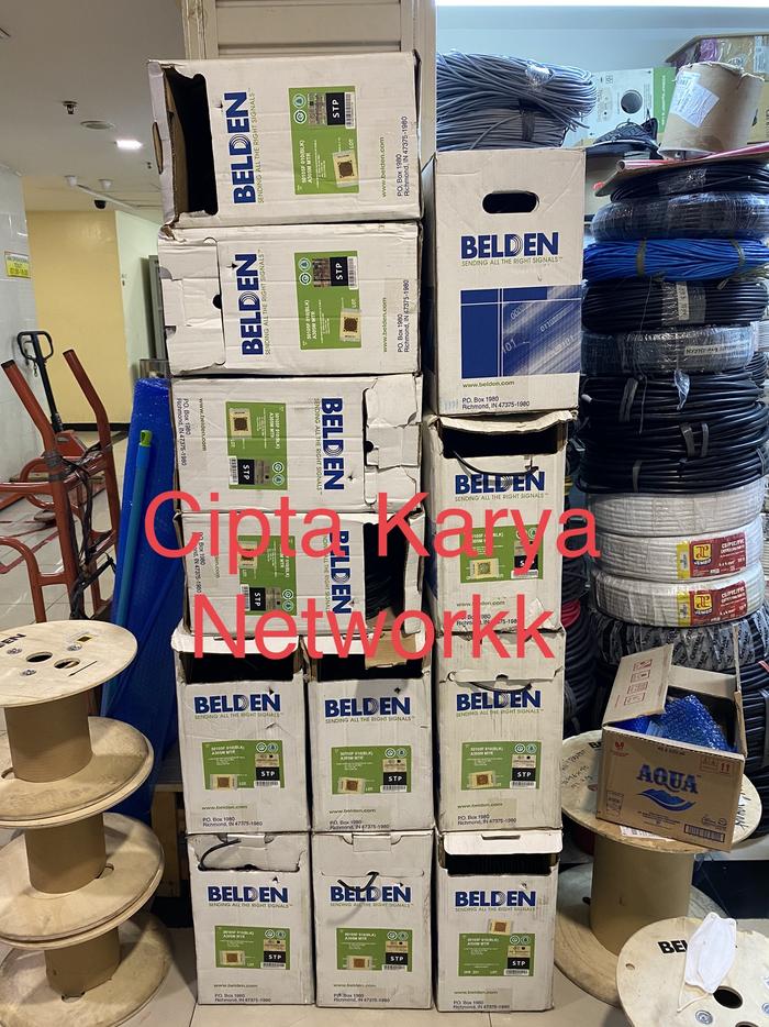 Jual Kabel Belden Cat5 50105F Stp FTP Cat5e Outdoor 100m Belden 50105F ...