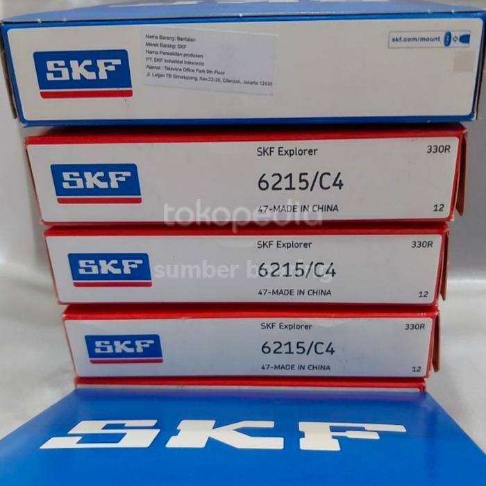 Jual Ball Bearing 6215 / C4 merk SKF - Jakarta Barat - sumber bearings ...
