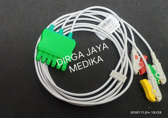Promo ECG CABLE KABEL EKG 3 LEADS 6 PIN SIEMENS DRAGER INFINITY ...
