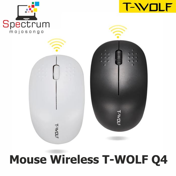 Jual Mouse Wireless T-WOLF Q4 plus Baterai standar Office - Kota ...