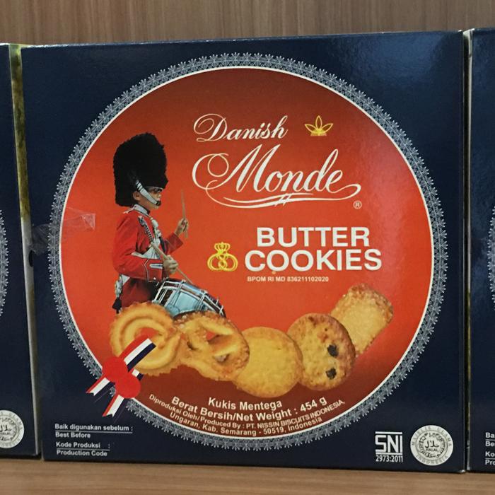 Jual monde butter cookies 454gr | kue kaleng | biskuit kaleng | monde ...
