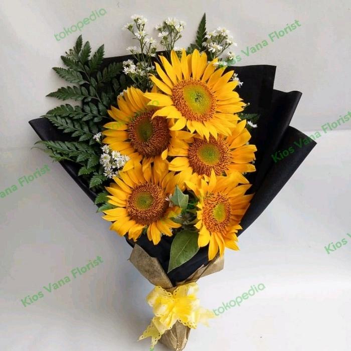 Jual Hand Bouquet | Bunga Matahari | Sunflowers | Buket Bunga Wisuda ...