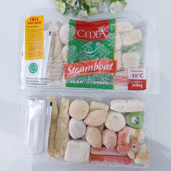 Jual Steamboat Set Cedea 300 gr + Free Saus Dashi (Bahan Suki, Tomyam ...