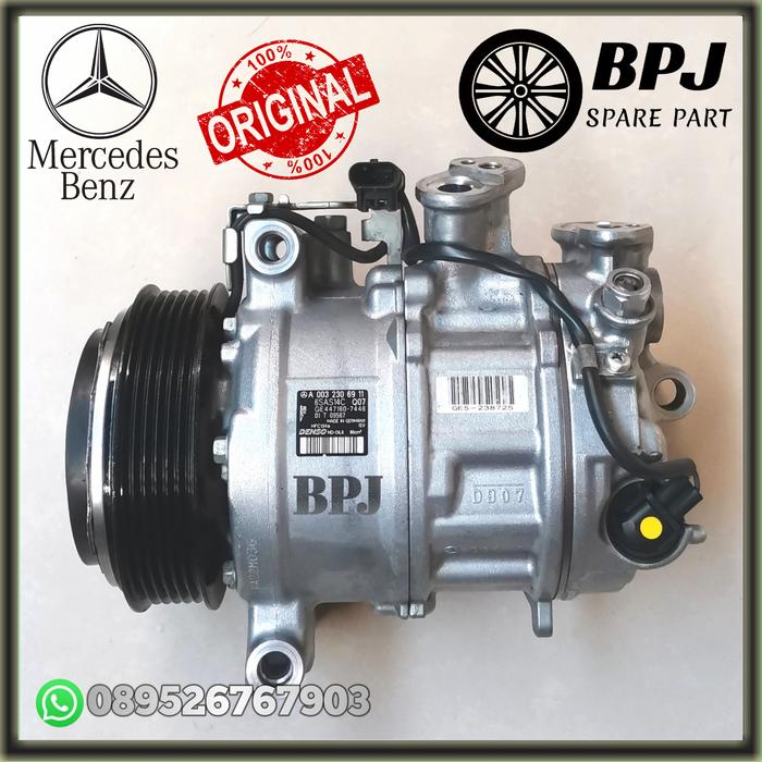 Jual Compressor Kompresor AC Mercy Vito Viano W447 W205 W213 6SAS14C ...