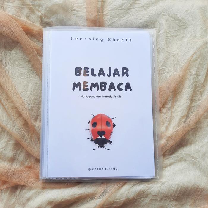 Jual Worksheet belajar membaca buku fonik paud TK preschool indonesia ...