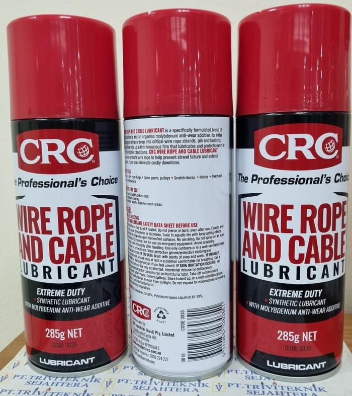 Jual pelumas kabel kawat sealing,crc wire rope and cable lubricant 3035 ...