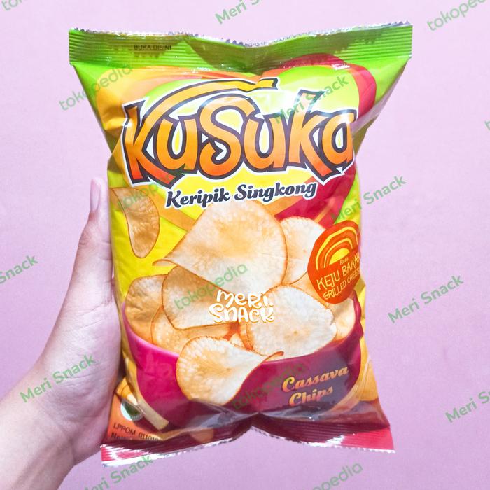 Jual Kusuka Keripik Singkong Keju Bakar 60gr - Kota Palembang - Meri Snack | Tokopedia