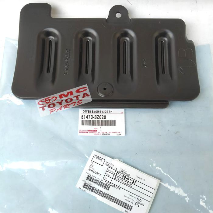 Jual Tutup Cover Deck Dek Bawah Mesin Engine Kanan Avanza Xenia 51473 ...