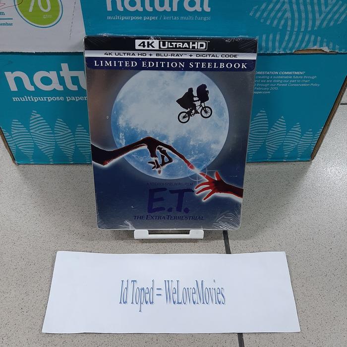 Jual Blu Ray E.T. The Extra - Terrestrial 4K Ultra HD Steelbook - Kota ...
