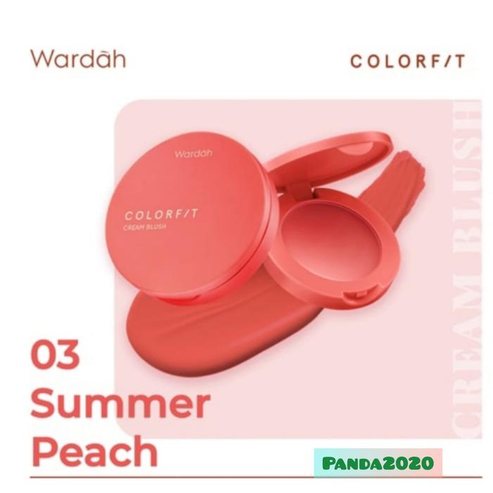 Jual Wardah Cream Blush Colorfit - 05. Peacheful P Di Seller Sunshop ...