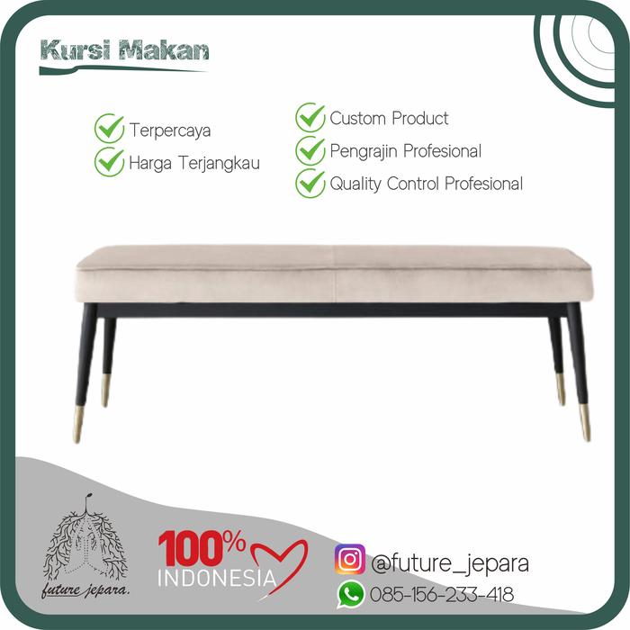 Jual BANGKU SOFA / BENCH KURSI MAKAN MINIMALIS KAYU JATI - Kab. Jepara ...
