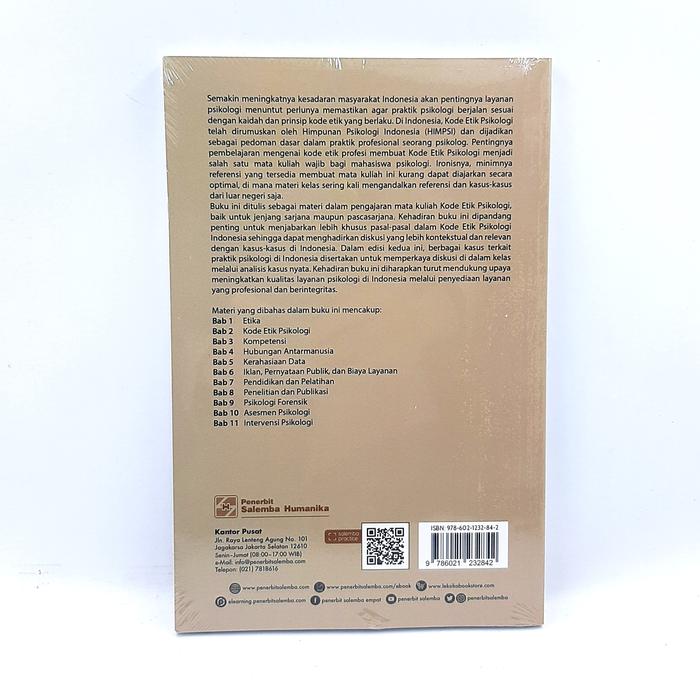 Jual Kode Etik Psikologi Dan Aplikasinya Di Indonesia - Karel Karsten H ...