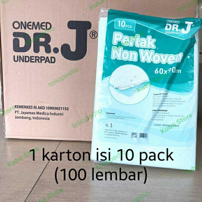 Jual 1 Dus Underpad Perlak Dr J 60x90 90x60 Alas Pipis Anjing Kucing ...