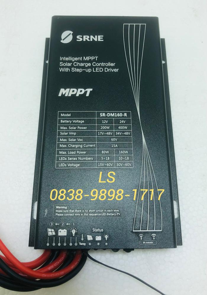Jual SRNE SR-DM160-R / W 15A MPPT Solar Controller LED Driver (PJU SCC) - Jakarta Utara - Limin ...